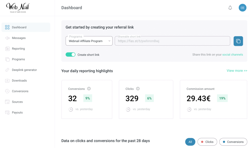 תוכנית שותפים - Webnail